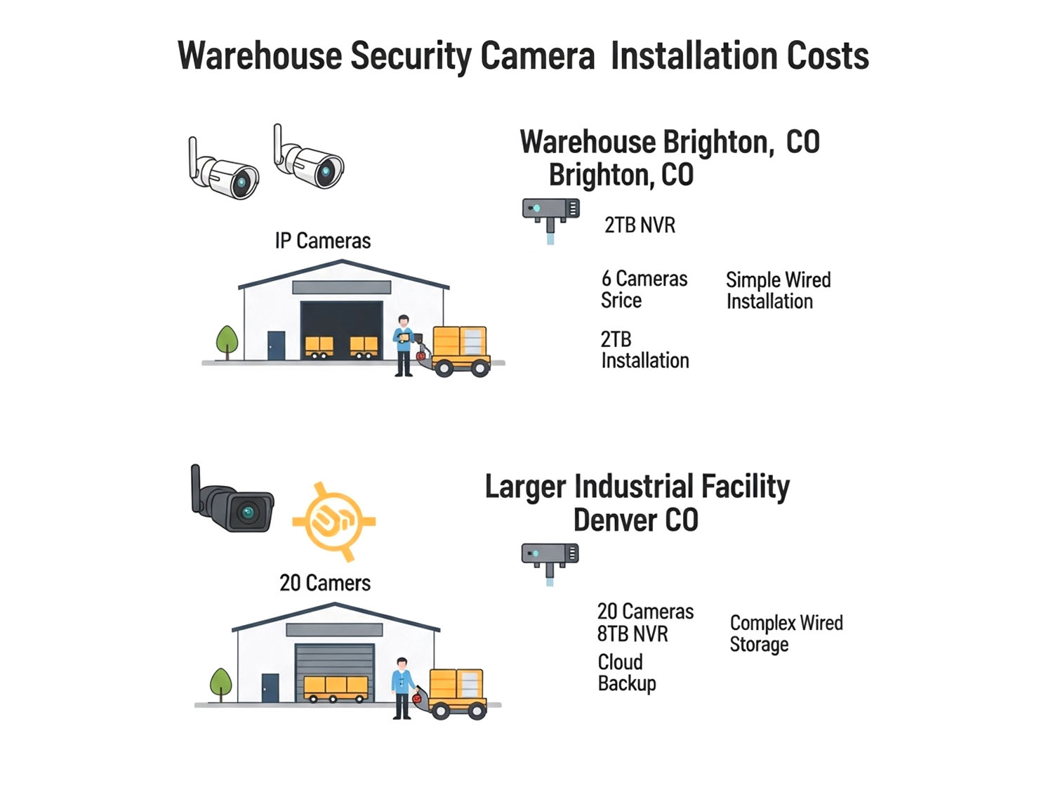 Warehouse Security Camera Installation Costs: A Detailed Guide