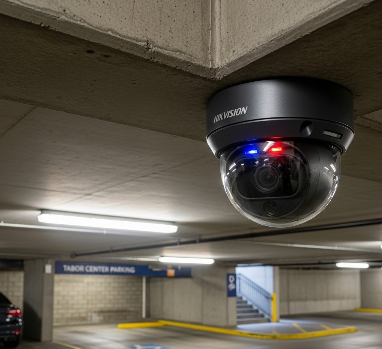 Tabor Center: Denver Parking Garage AI Security Cameras